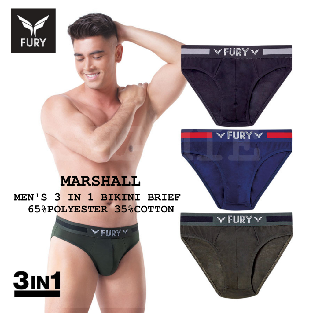 MSE FURY BRIEF Cotton Brief Marshall, Saylor, Simone, Ronin, Nigel, Zack, Ozone Sigmond 3-in-1 ...