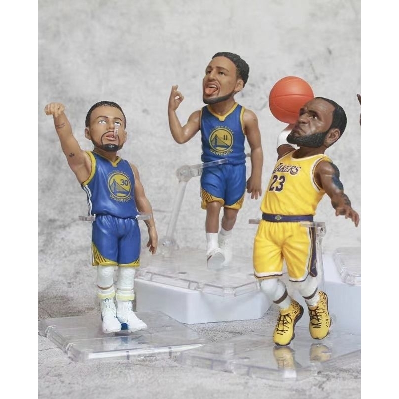 nba all star figures lebron james stephen curry and klay thompson ...