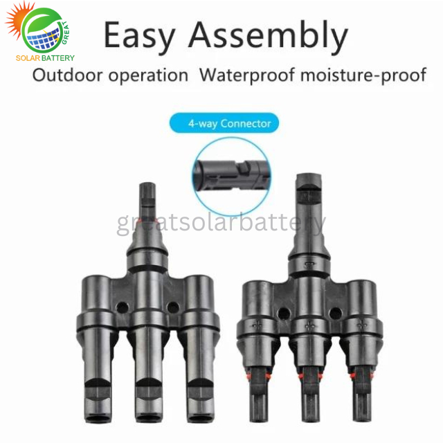 T-Type Solar Photovoltaic MC4 Connector T3-T7 - 1000V Adapter Male ...