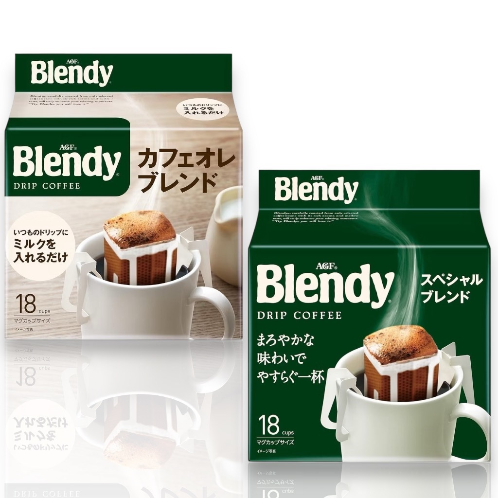 CMH AGF Blendy Drip Coffee Coffee Special Blend Cafe Au Lait 18 Cups ...