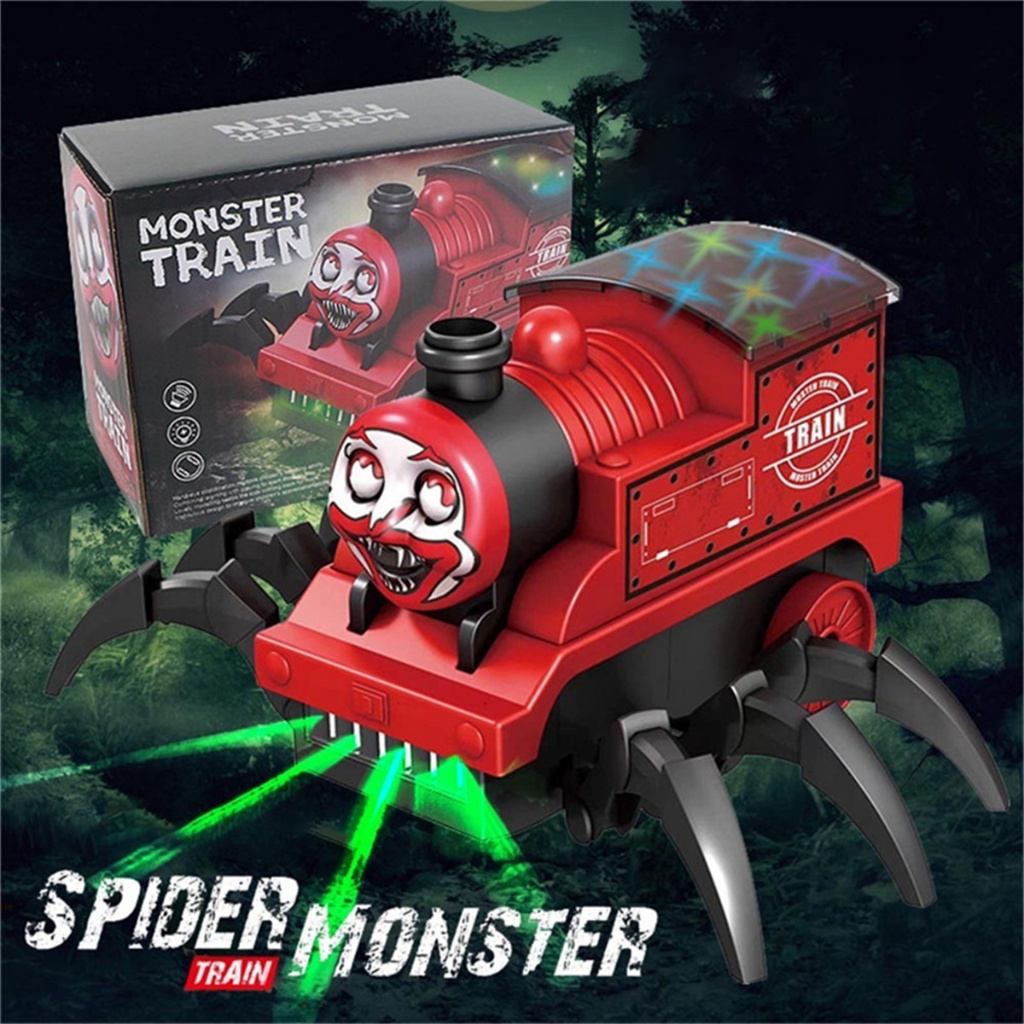 Charles Train Thomas Horror Hell Spider Yellow Skin Electric Train Toy ...
