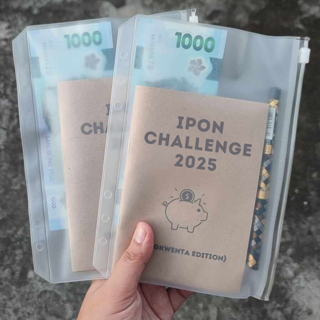 Ipon Challenge 2025 Chinkee Tan Card 5 10 20 Booklet with Pouch Bill ...