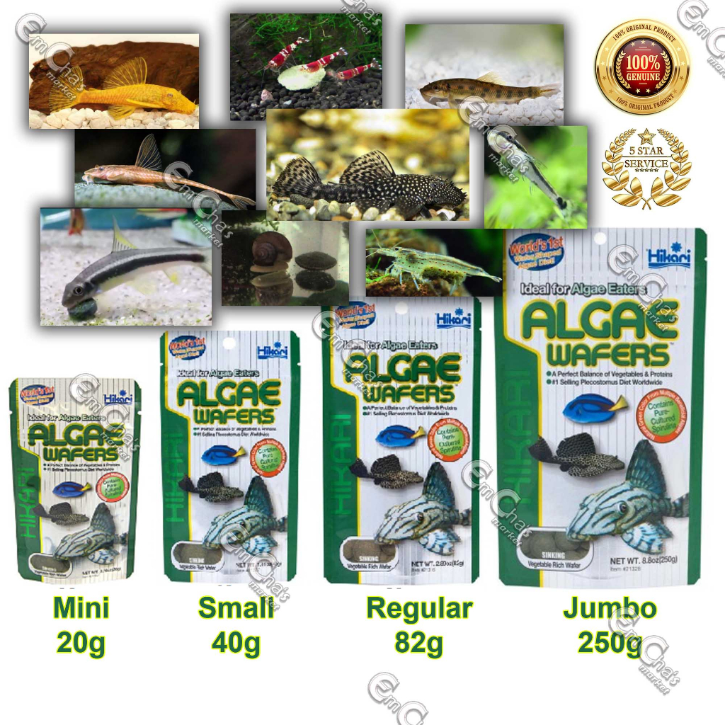 Hikari Algae Wafers Jumbo 250g From Japan (ff) Fish Food Bottom Dweller ...