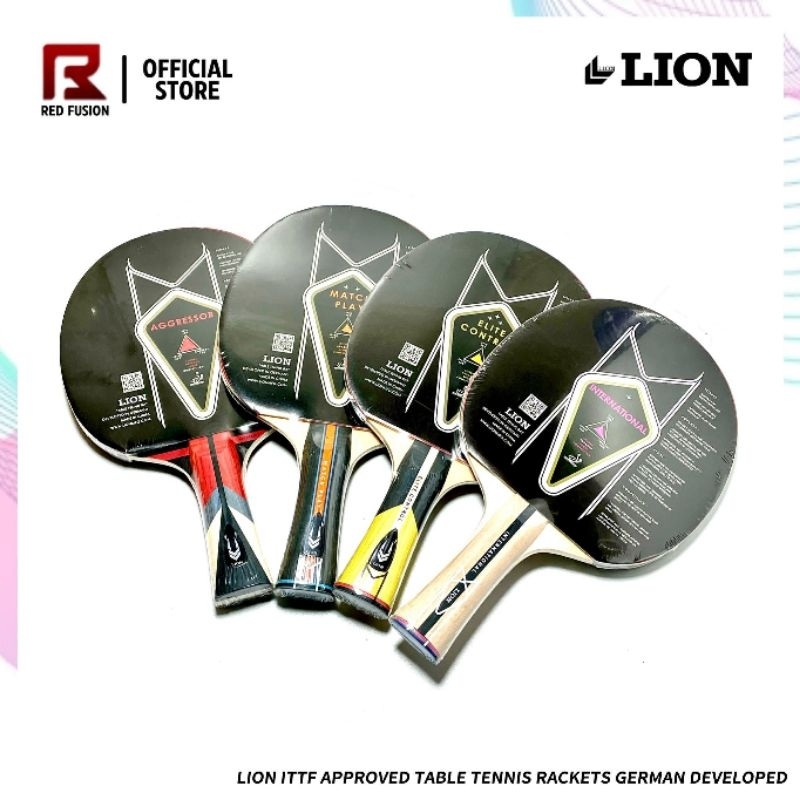 Lion ITTF Approved Table Tennis Rackets German Developed | Shopee Malaysia