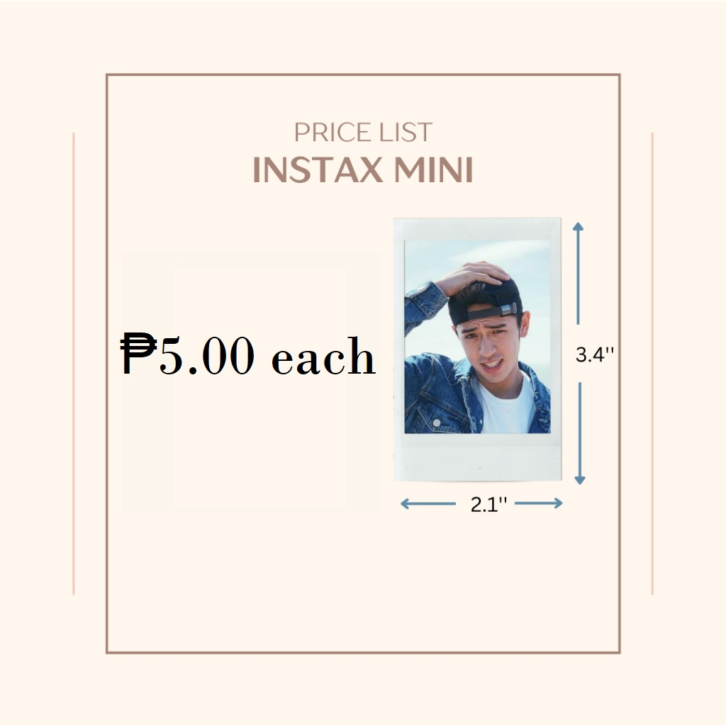 Instax Mini/Square/Wide Photo Print (Instax Inspired Photo) | Shopee ...