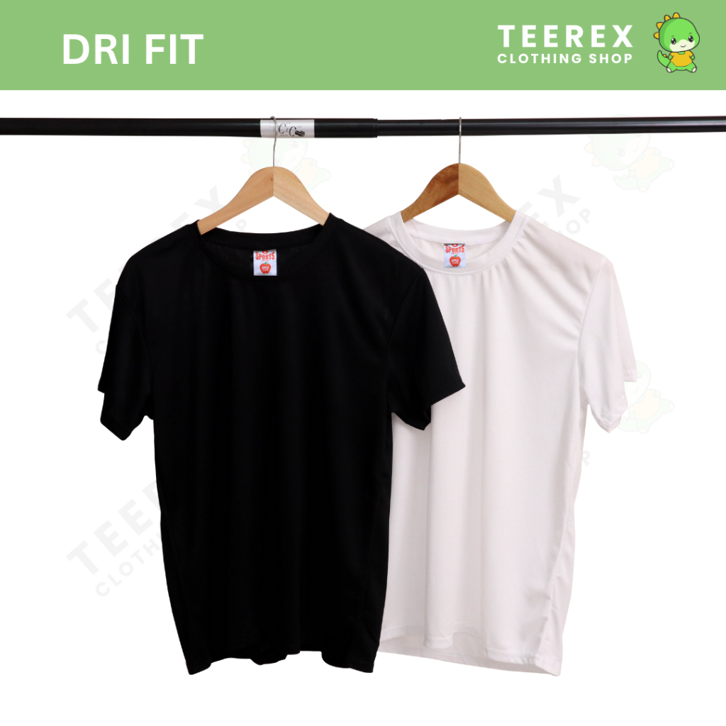 WHITE and BLACK Drifit APPLE TEE | Shopee Malaysia