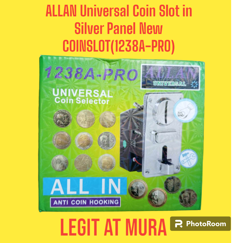 ALLAN Universal Coin Slot in Silver Panel New COINSLOT(1238A-PRo ...