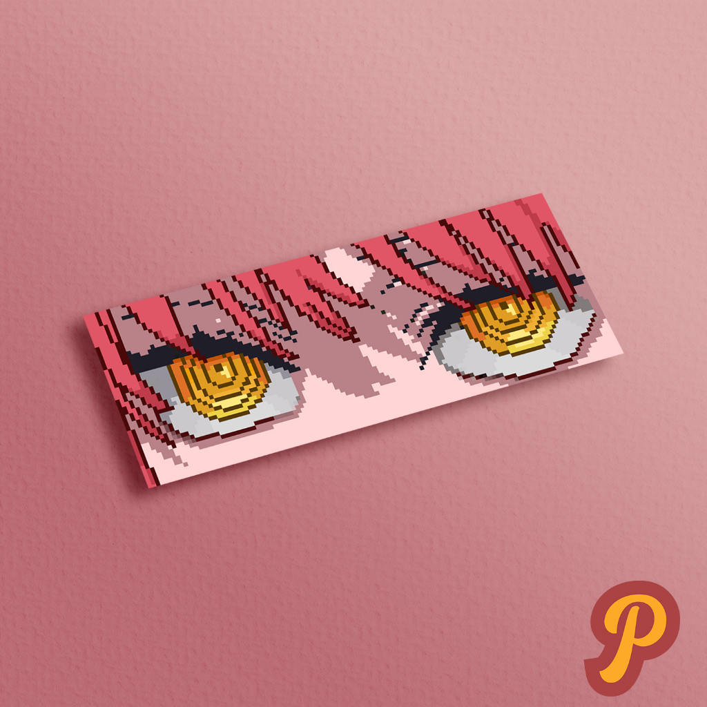 Makima - Chainsaw Man Eye Slaps/Bumper sticker - Waterpoof Vinyl ...