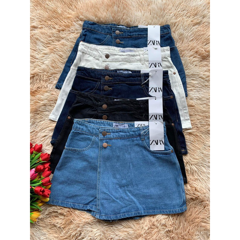Z@ra SKORT /PALDA SHORT Denim(non stretch) | Shopee Malaysia