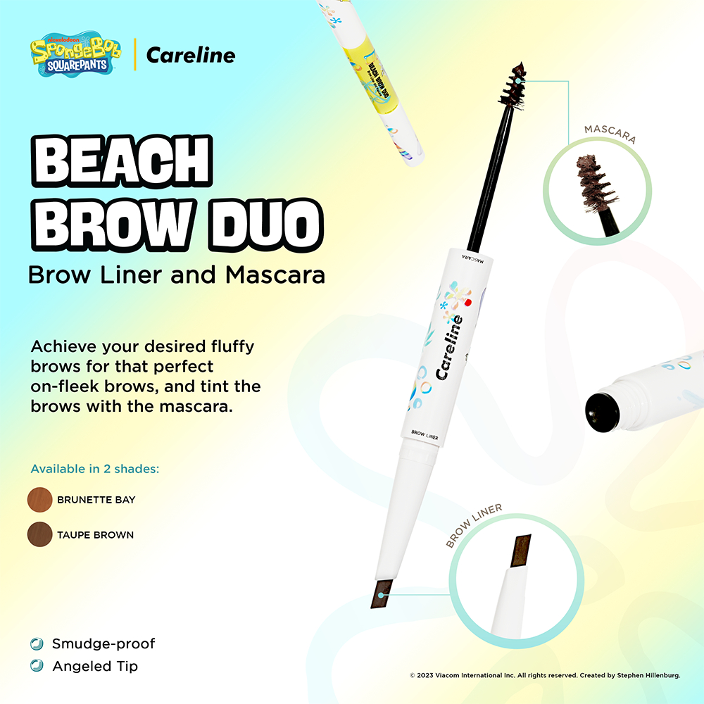 Careline X SpongeBob Beach Brow Duo 2.4g | Shopee Malaysia