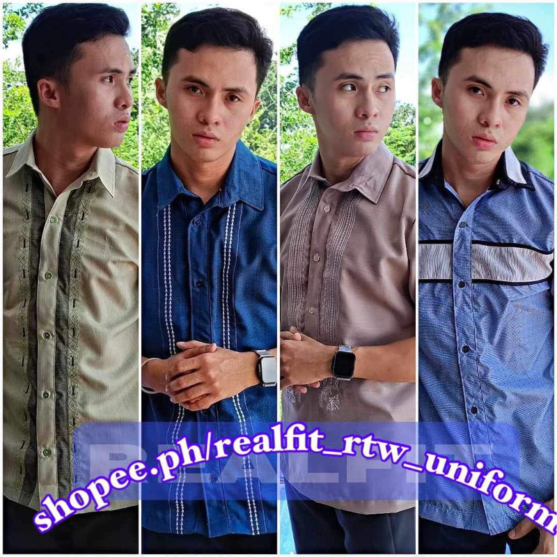 Real Fit DepEd RTW Teaching Uniform For Men (XS To 5XL) | Shopee Malaysia