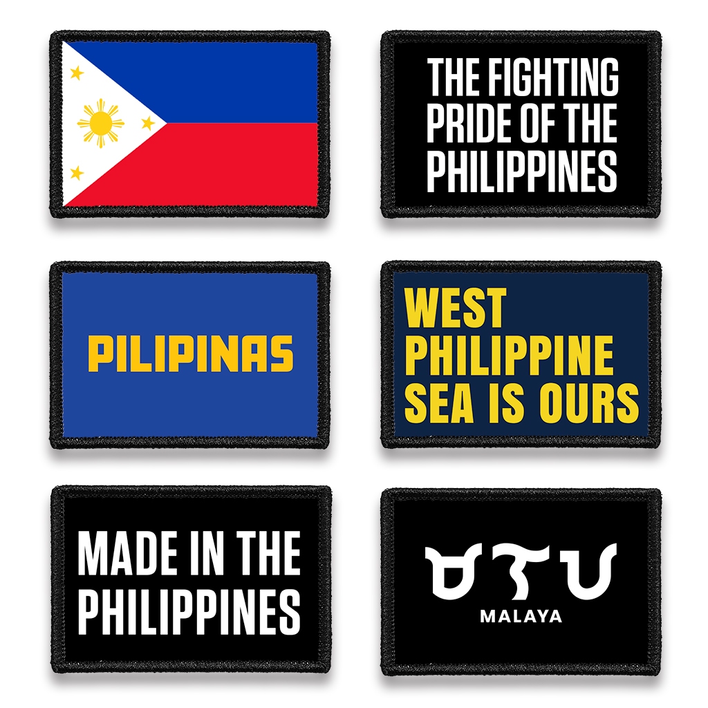 Makabayan - Removable Velcro Patches | Shopee Malaysia