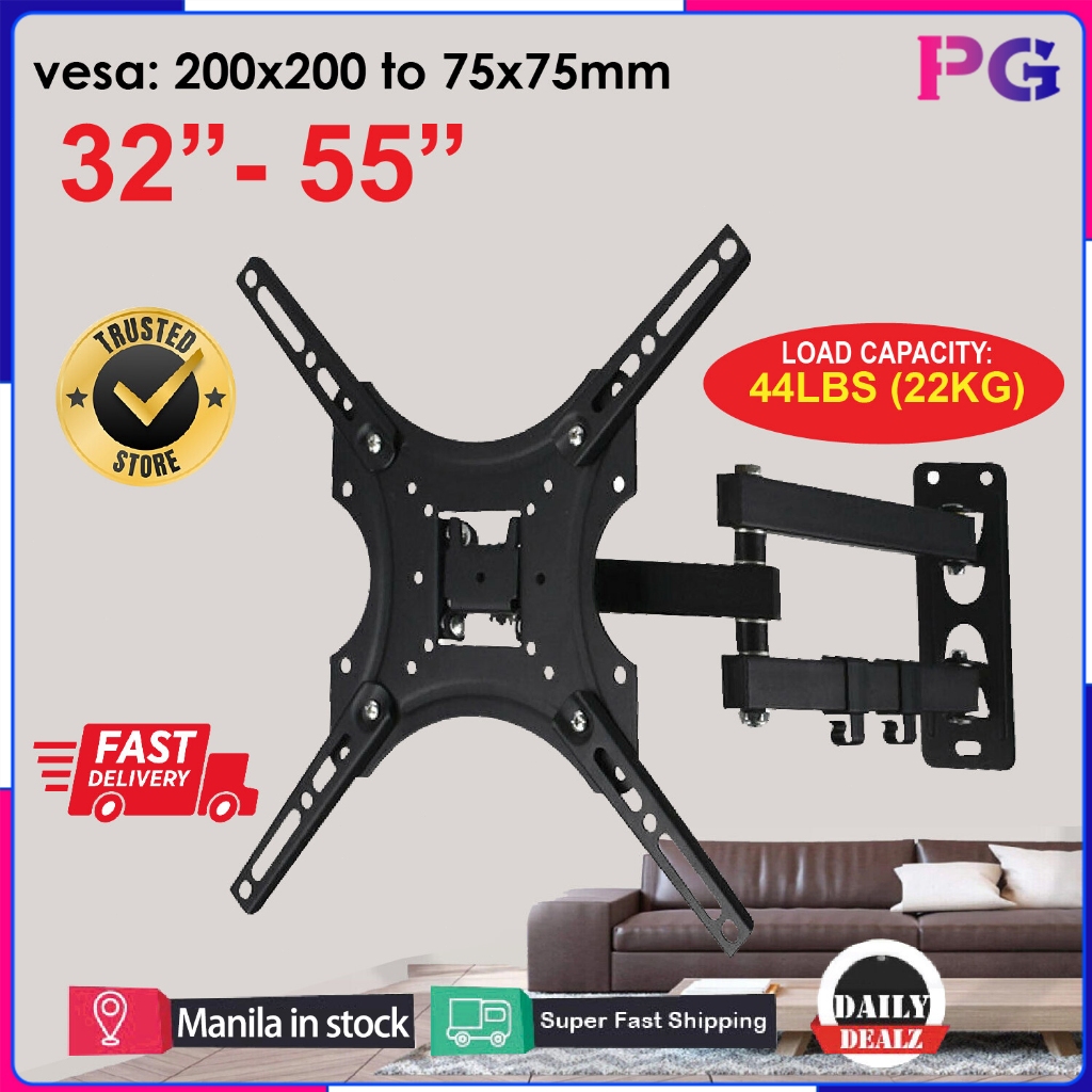 Expose TV Wall Mount Bracket 14-55 inche Swivel Tilt Swivel Monitor LCD ...