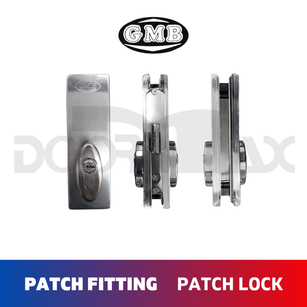 GMB Stainless Steel Patch Lock Fitting for Glass Door | Shopee Malaysia
