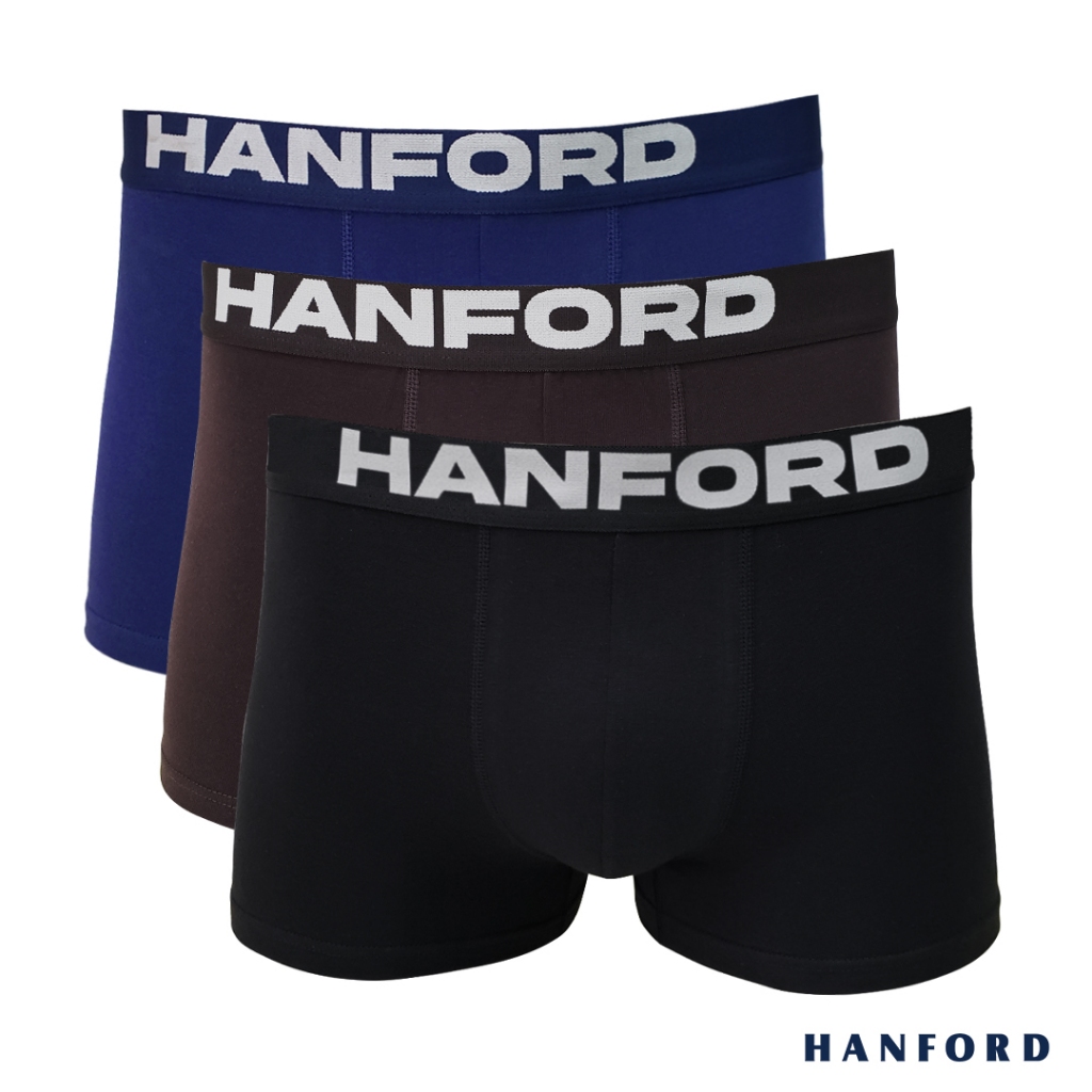 Hanford Men Cotton w/ Spandex Boxer Briefs Astral - Assorted Colors ...