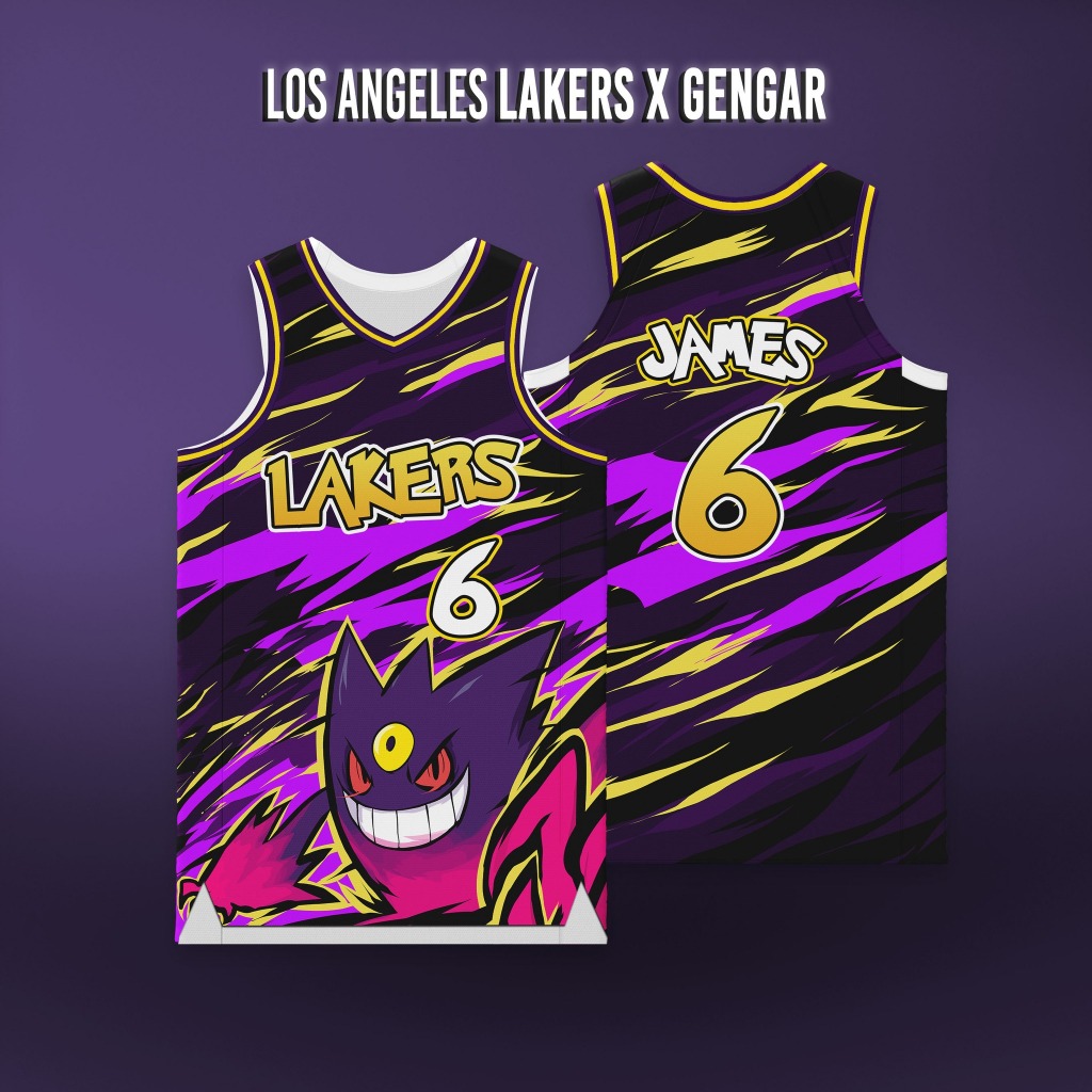 2023 LOS ANGELES LAKERS X GENGAR POKEMON | EMPHIRE EDITION FULL ...