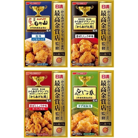 Japanese Nissin Fried Chicken Powder Mix Karaage Soy Sauce Garlic Salt ...