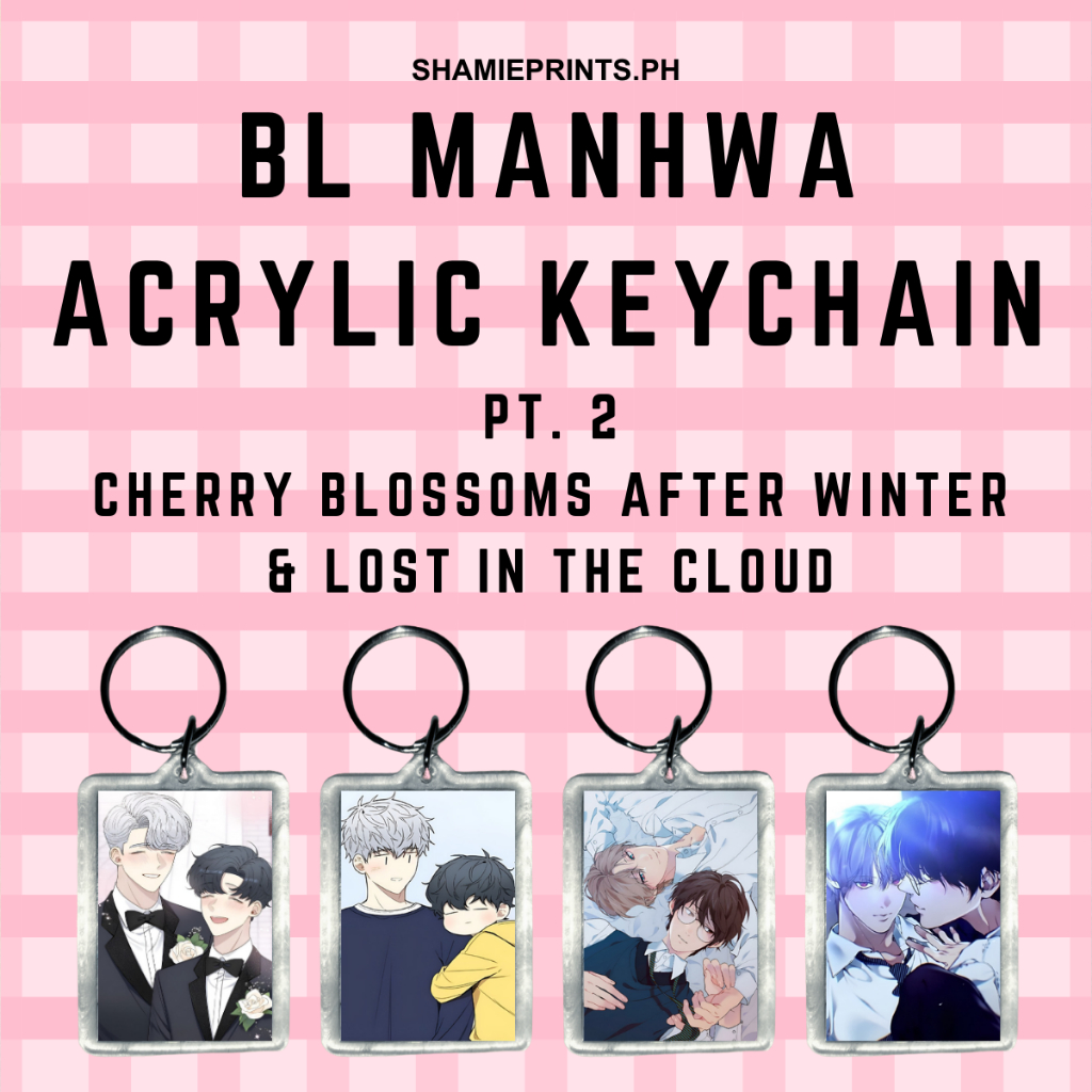 BL MANHWA ACRYLIC KEYCHAIN pt. 2 CHERRY BLOSSOMS AFTER WINTER / LOST IN ...