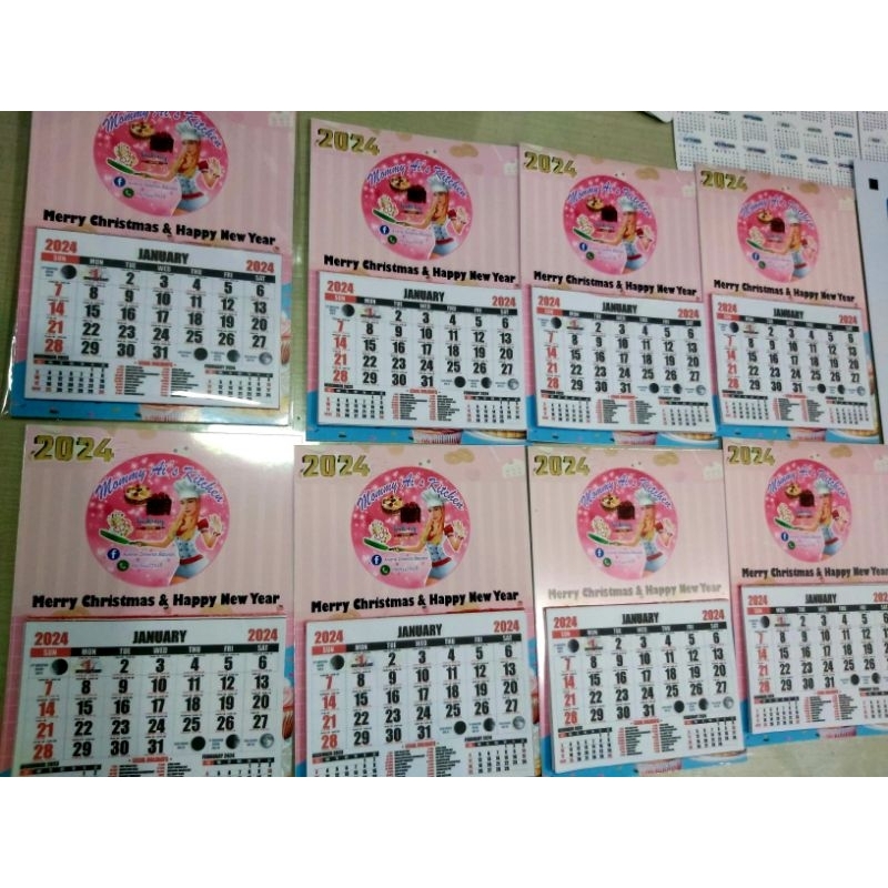 Personalized Mini Ref magnet Calendar 2024 | Shopee Malaysia