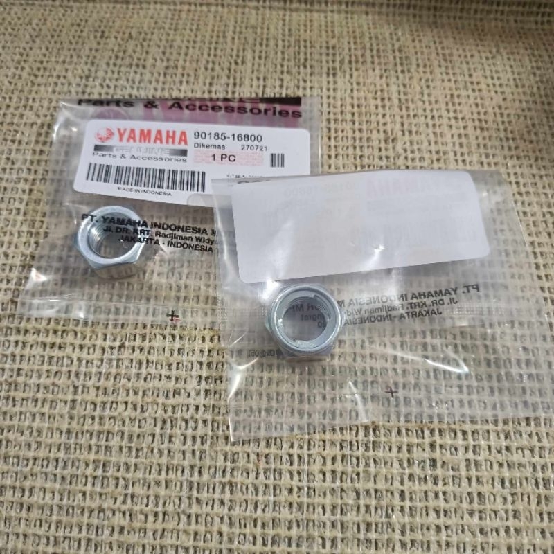 REAR AXLE NUT 24mm AEROX v1v2, NMAX v1v2(self locking nut) | Shopee ...