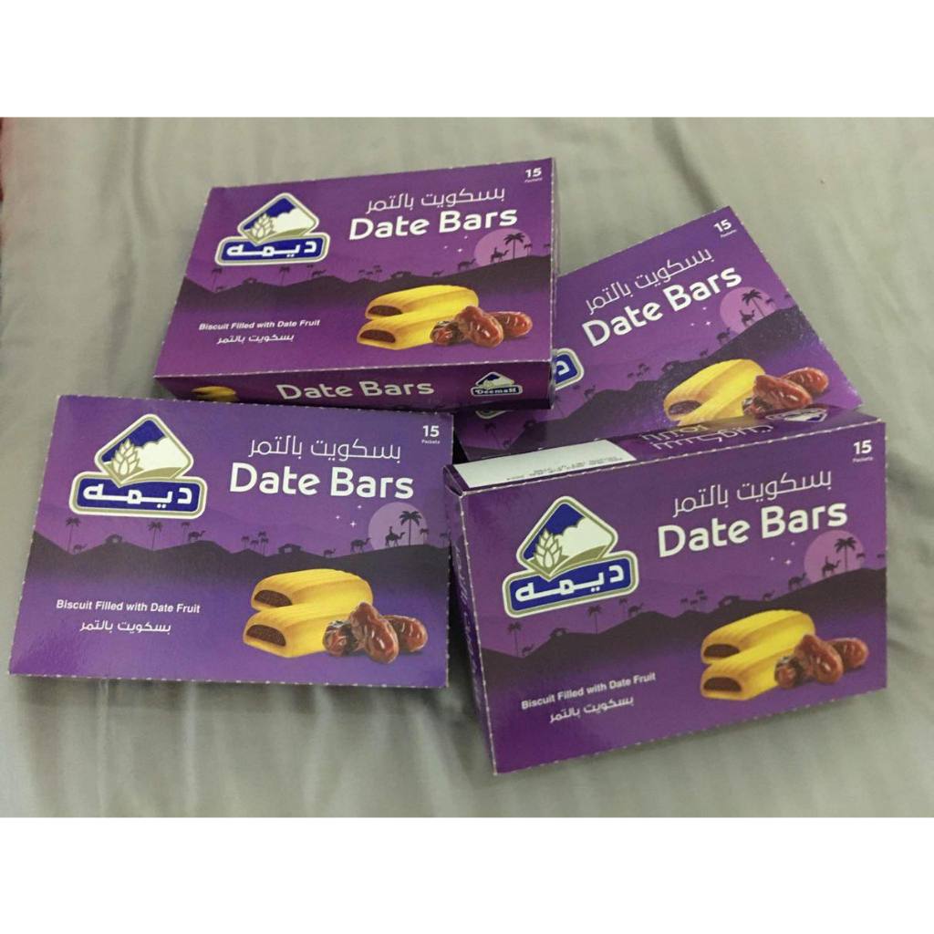 Dates Bars Biscuit Filled With Date Fruits 15 X 25g (UAE) | Shopee Malaysia