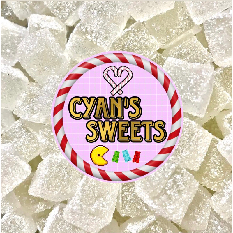LYCHEE CUBES GUMMY PER POUCH (ENCHILADO AVAILABLE) (200g/300g/500g/1kg ...