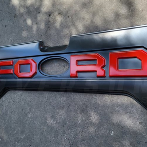 Ford Ranger Rear Cladding with Hole (Red) | Shopee Malaysia
