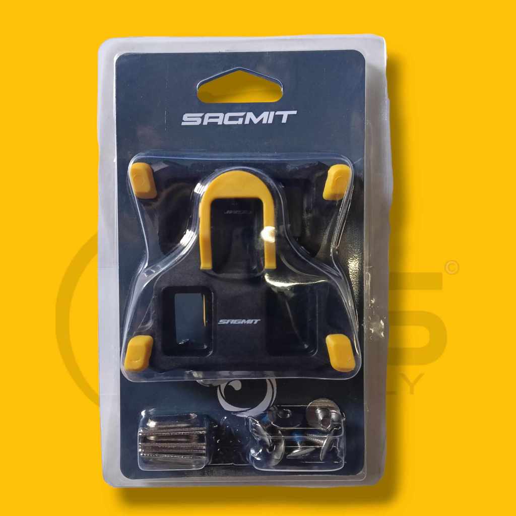SAGMIT CLEATS ATTACHMENT BLUE/YELLOW FOR ROADBIKE MADE IN TAIWAN ...