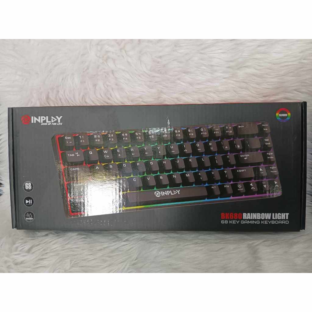 INPLAY BK680 GAMING KEYBOARD 68 KEY RGB | Shopee Malaysia