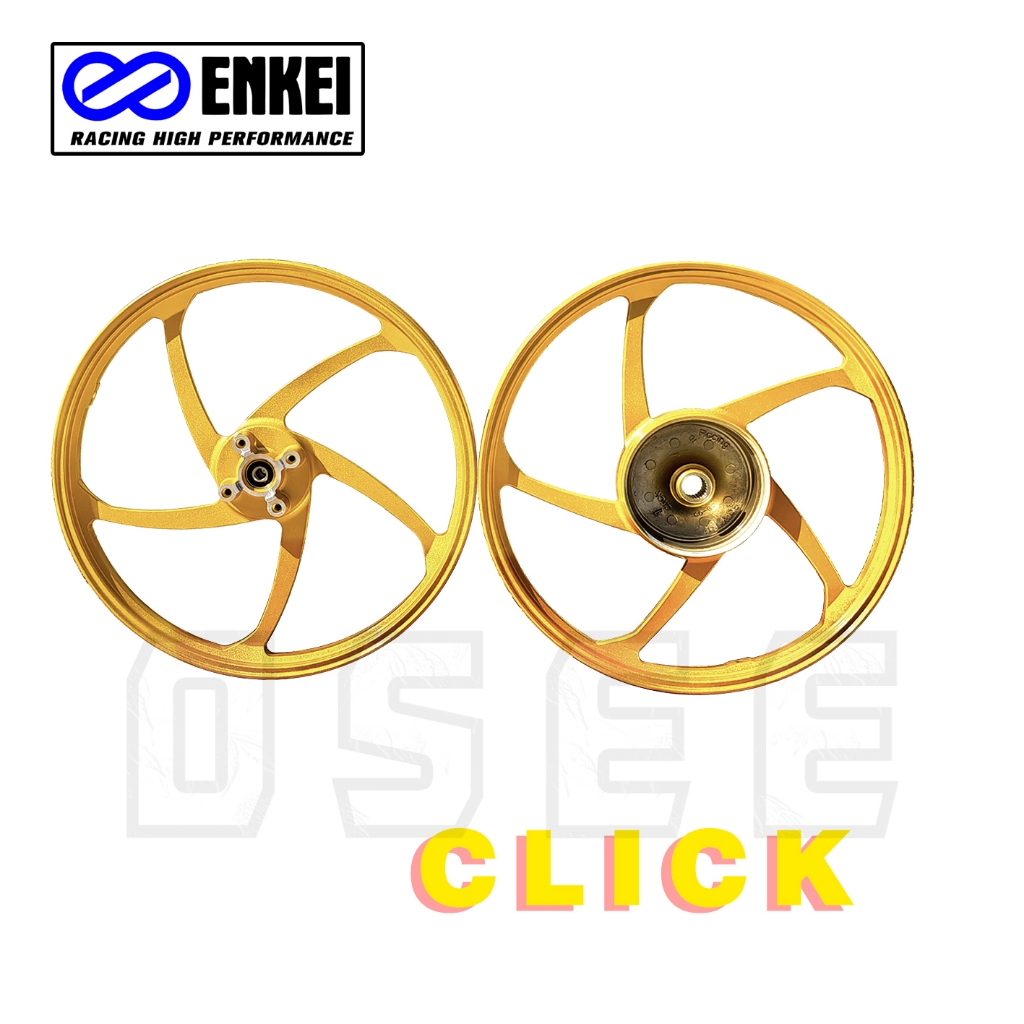 ENKEI Mags 5 spoke For HONDA CLICK125 CLICK150 V1 V2 V3 Front disc ...
