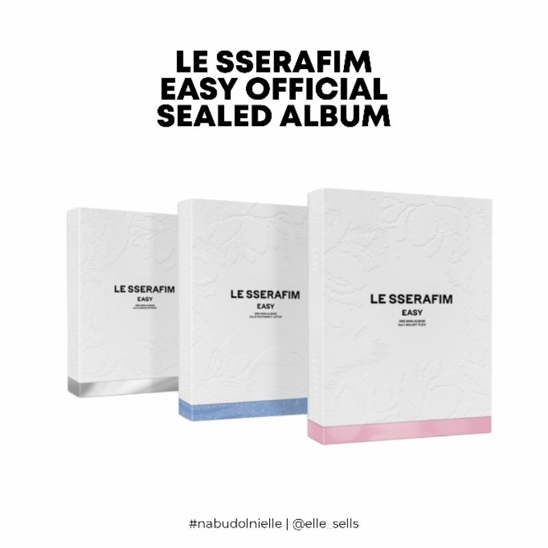 LE SSERAFIM Easy Sealed Album | Lesserafim Official 3rd Mini Album ...