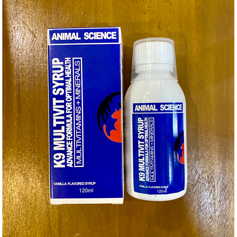 NEW Animal Science K9 Multivitamins Syrup 120ml (Vanilla flavor ...