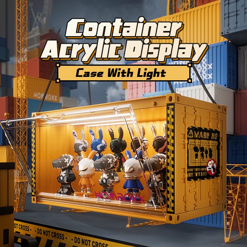 Acrylic Display Case Popmart Storage Organizer Transparent Boxes ...