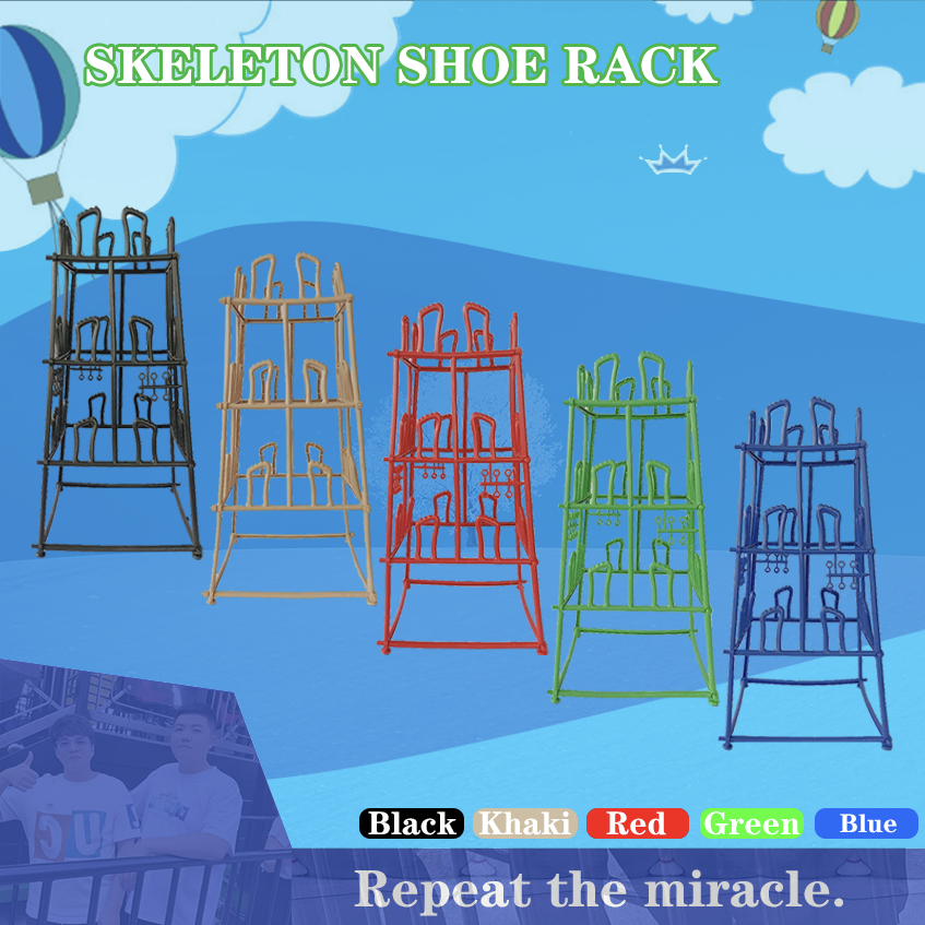 SJM MALL PLASTIC SKELETON SHOE RACK | Shopee Malaysia