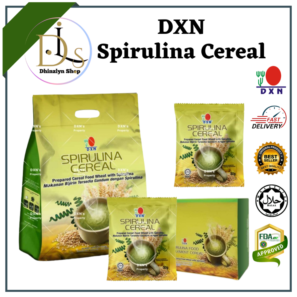 DXN Spirulina Cereal (30g x 30 sachets) per box | Shopee Malaysia