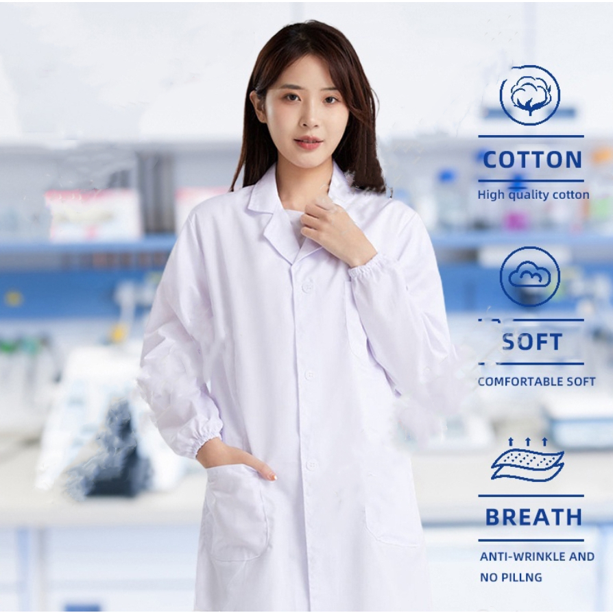Lab Coat Lab Gown For Students White Coat Lab Coat white Laboratory ...