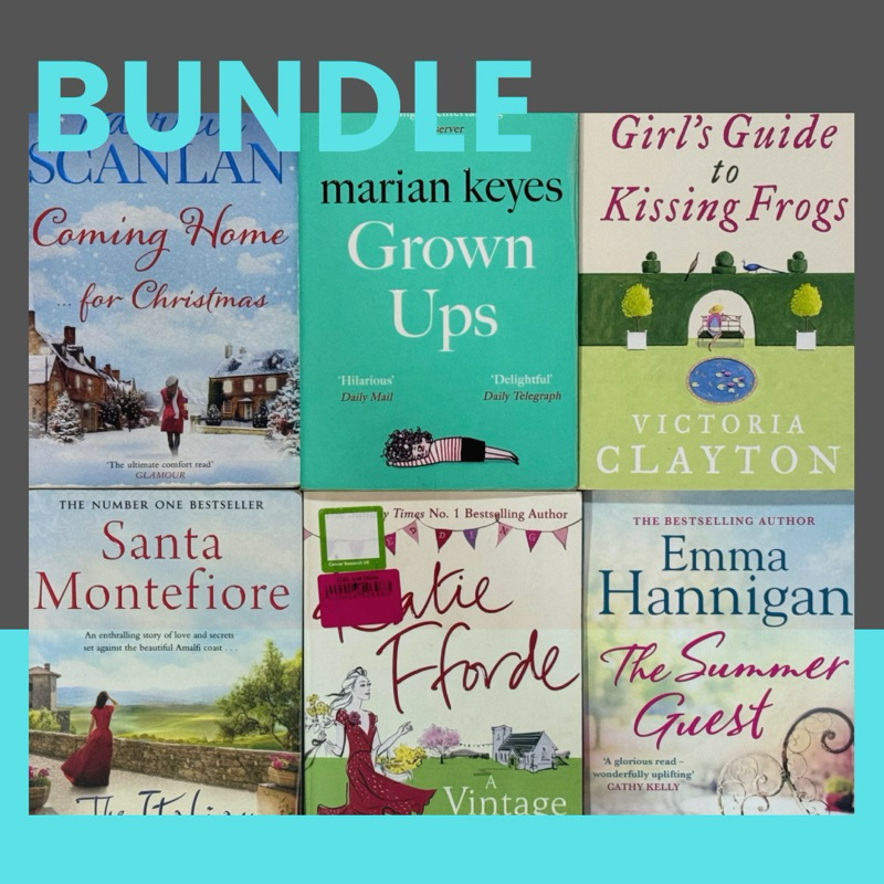 Bundle Assorted Contemporary Romance Cute Covers Chick Lit Novels 6 ...