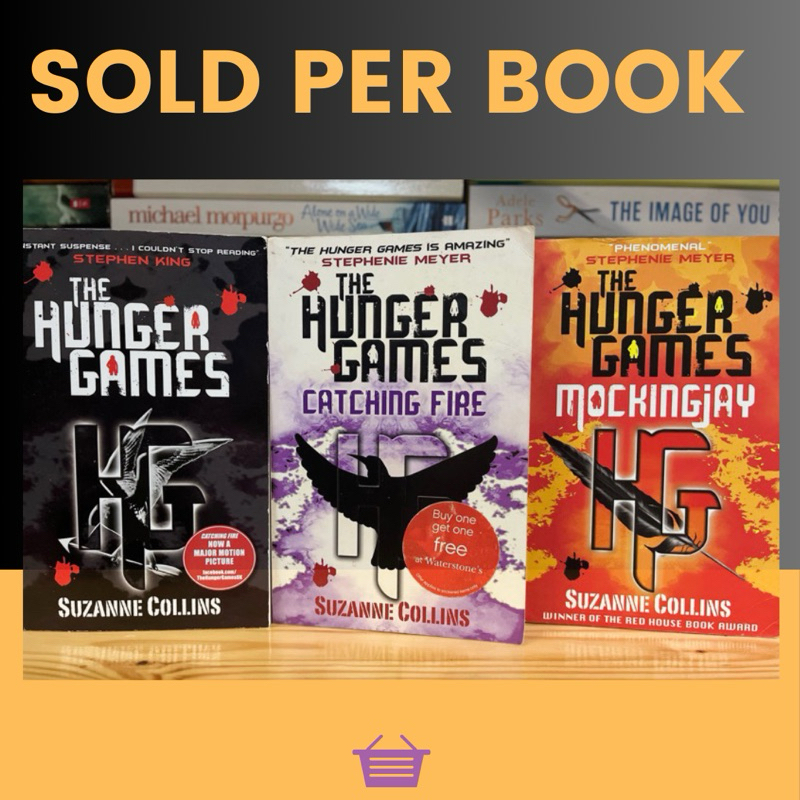 The Hunger Games Books by Suzanne Collins Dystopian Fiction Novel ...