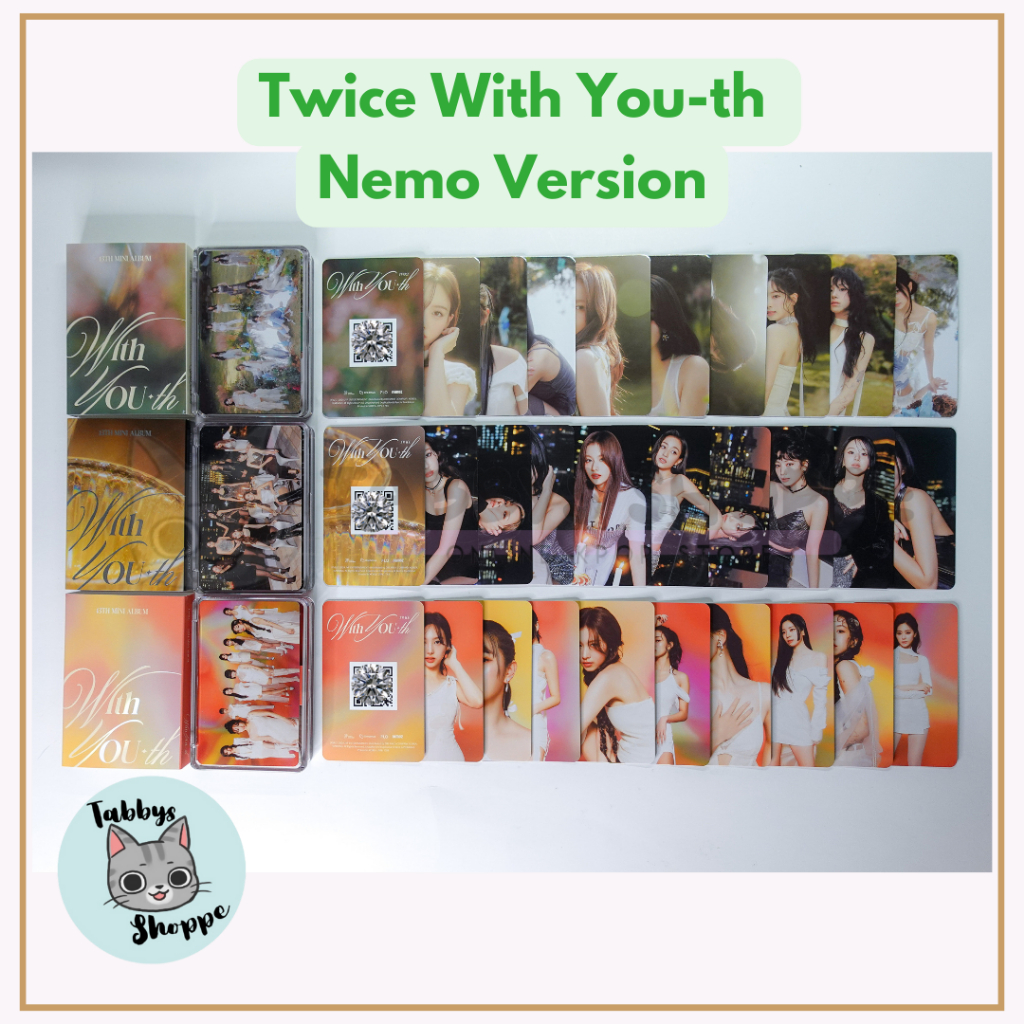 TWICE - WITH YOU-TH 13th Mini Album NEMO Version Official | Shopee Malaysia