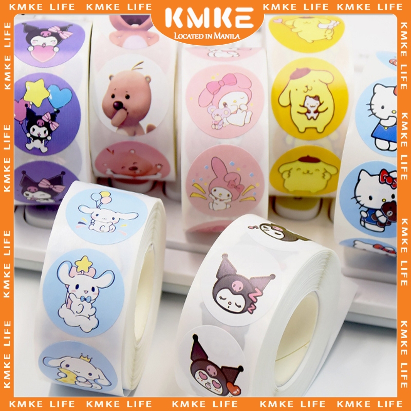 500pcs Sanrio DIY Cartoon Shaped Seal Labels Package Label Sticker ...