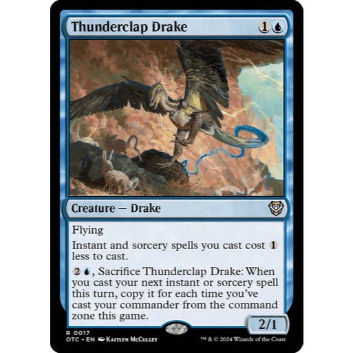 Thunderclap Drake Outlaws Of Thunder Junction Commander Otc