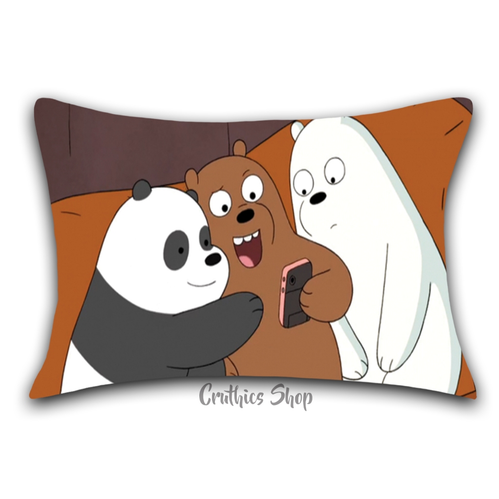 WE BARE BEARS Mini Pillows 8inches x 11inches - Cotton Class A ...