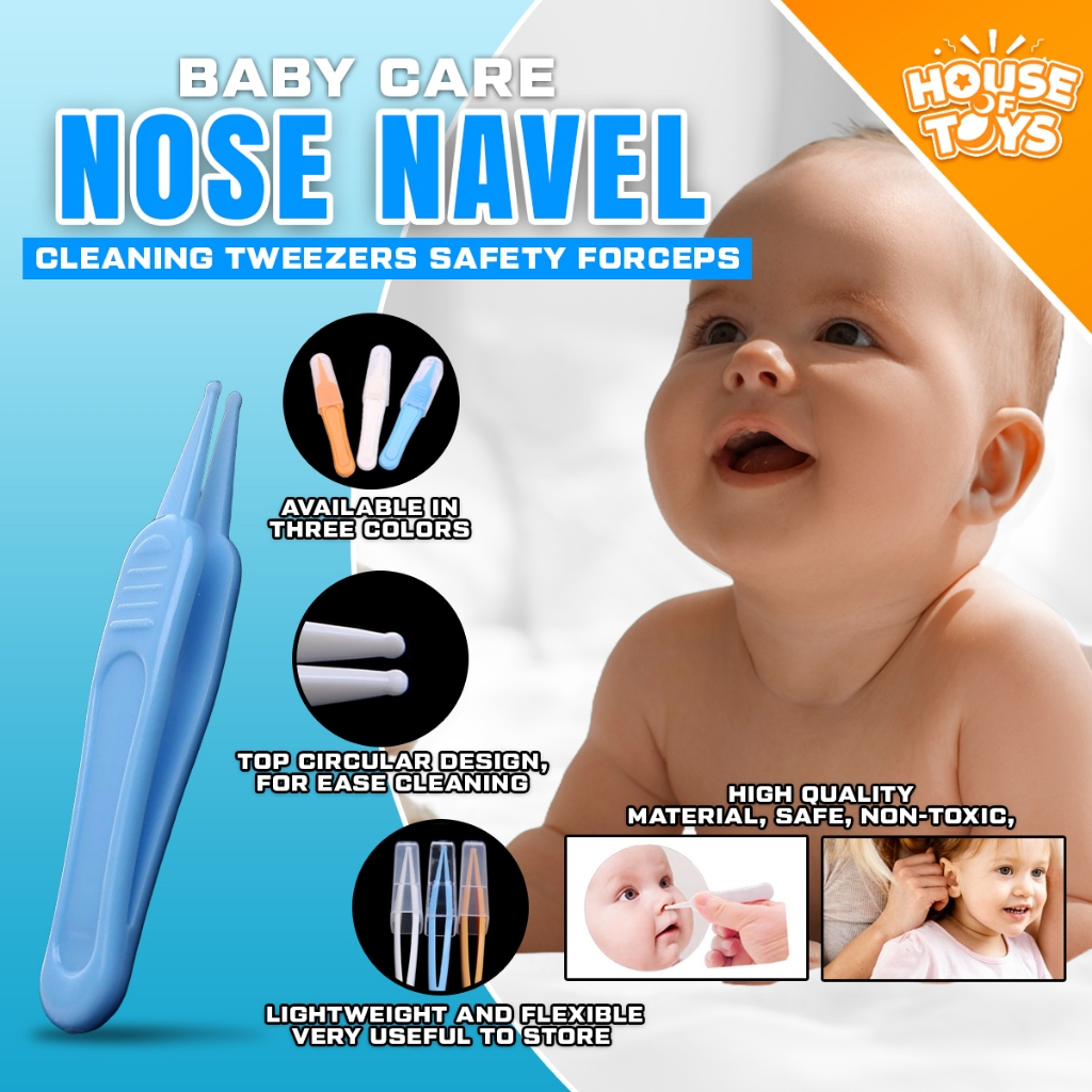 Baby Care Ear Nose Navel Cleaning Tweezers Safety Forceps | Shopee Malaysia