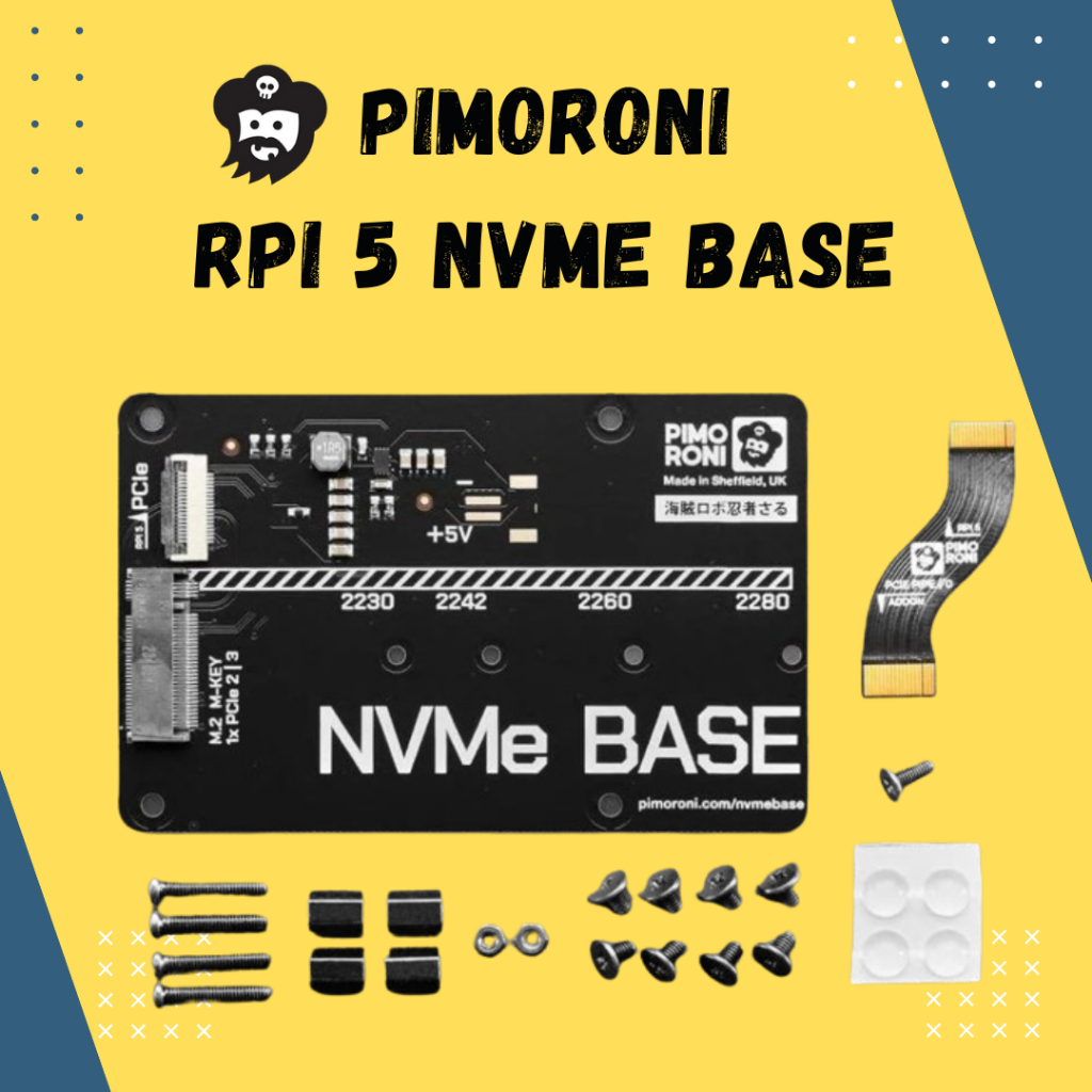 Pimoroni NVMe Base for Raspberry Pi 5 | RPI OS | UBUNTU24 | Shopee Malaysia