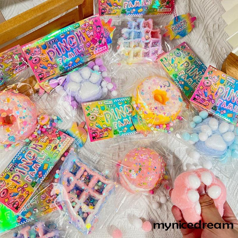 Squishy Food Creative Kids Fidget Toy Bread Toast Donuts Slow Rising ...