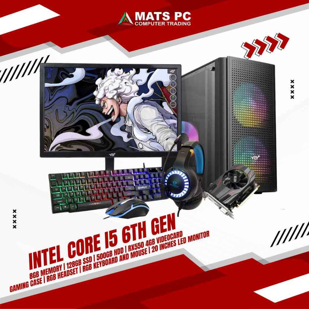 GAMING COMPUTER PACKAGE INTEL CORE i5 WITH GAMING GPU COMPLETE SET ...