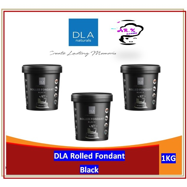 DLA Fondant Dough Black 1Kg | Shopee Malaysia