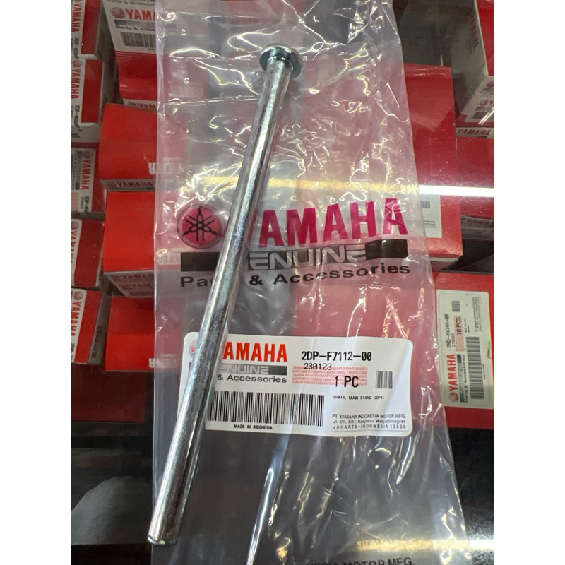 2DP-F7112-00 AXLE/CIRCLIP MAIN STAND/SHAFT CENTER STAND NMAX V1 ...