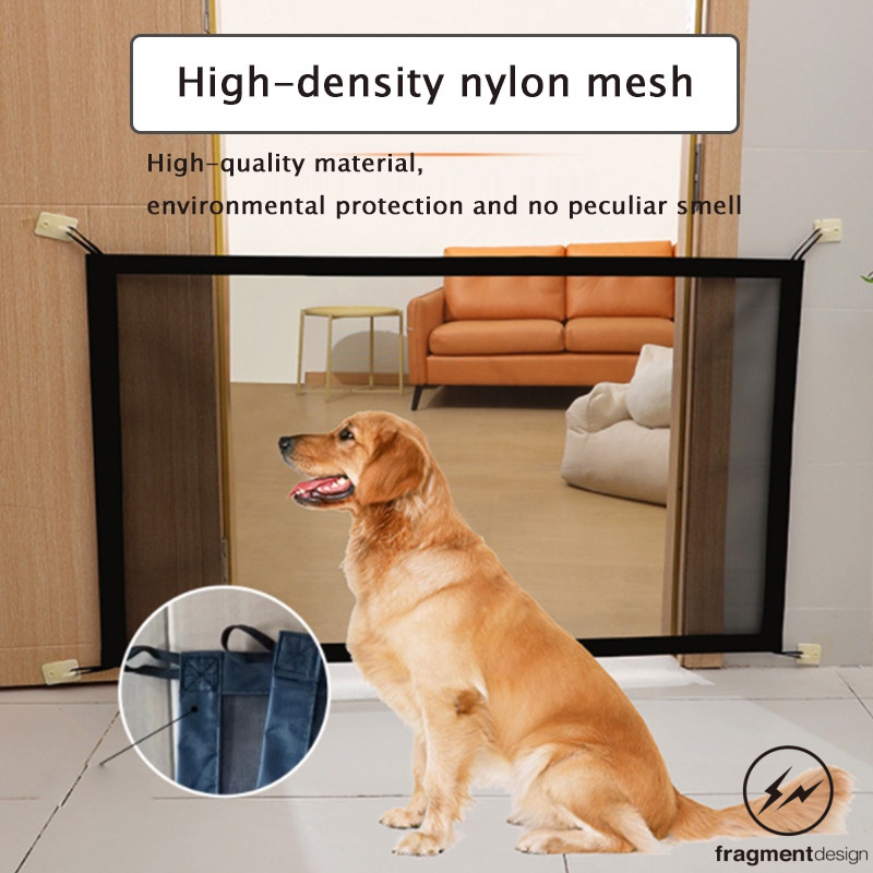 Magic Pet fence For Dogs cats Ingenious Mesh Guard For Kids Folding Pet ...
