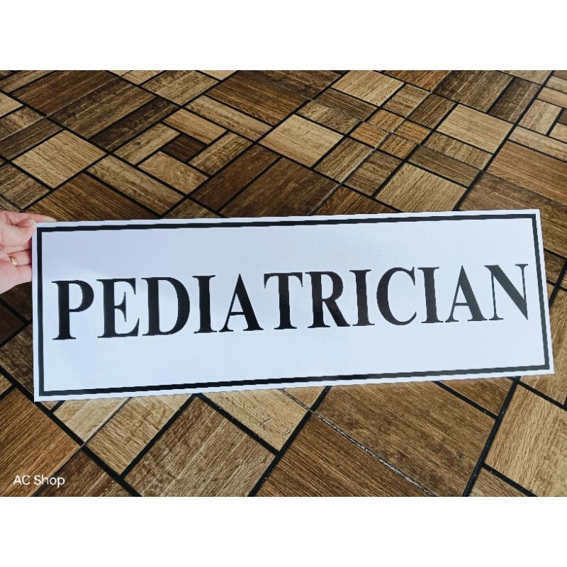 Customized | Teacher/ School/ Office Door Name Plate in Sticker Sintra ...
